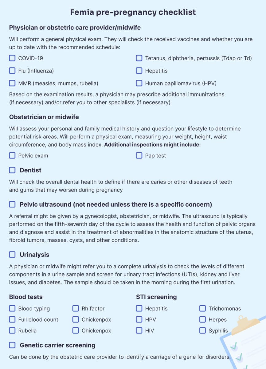 Ultimate pre-pregnancy checklist: Essential steps to take before having ...
