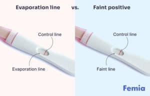Evaporation Line vs Faint Positive: How to Tell the Difference | Femia