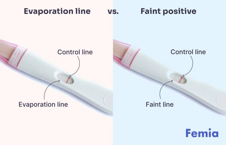 Evaporation Line vs Faint Positive: How to Tell the Difference | Femia